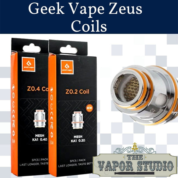 GeekVape Zeus Mesh Replacement Coils – The Vapor Studio Austin Texas